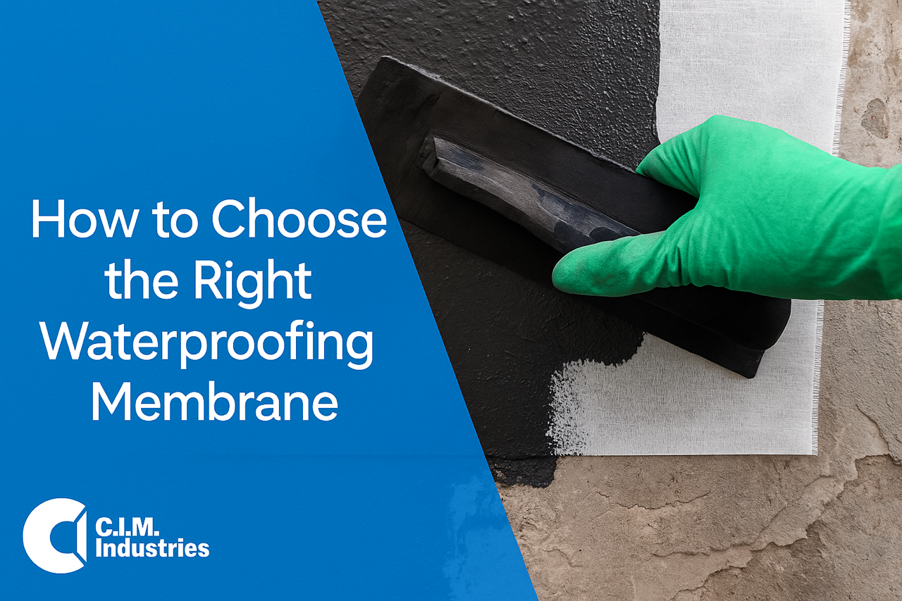 How to Choose the Right Waterproofing Membrane